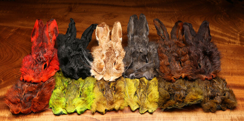Hareline Grade #1 Hare's Mask (Assorted Colours) — The Flyfisher