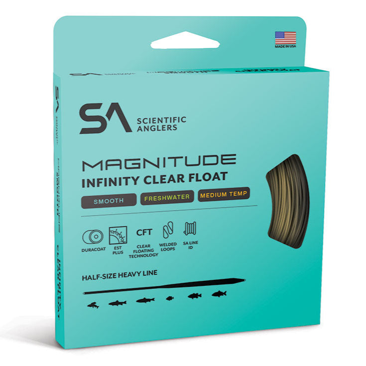Scientific Anglers Magnitude Smooth Infinity Full Clear Floating Fresh ...