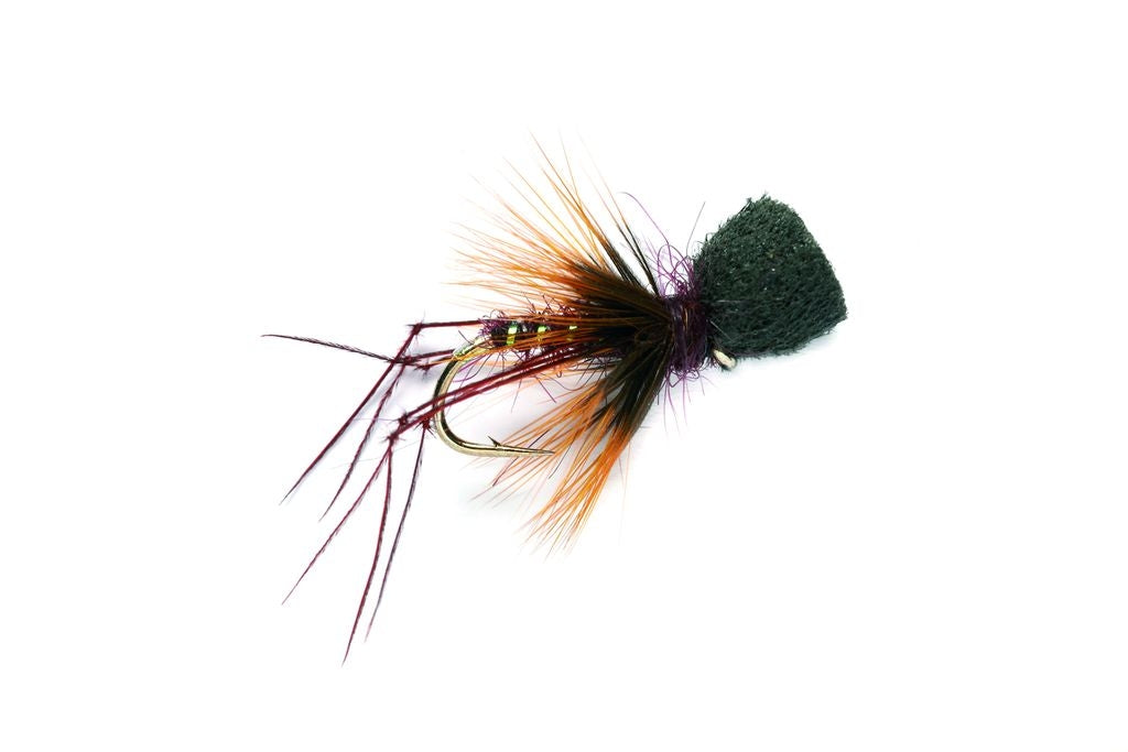 Hopper Popper Claret — The Flyfisher