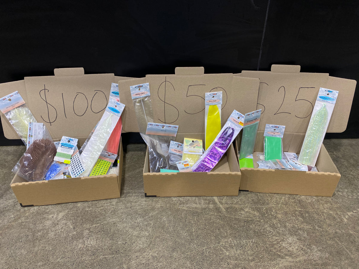 Fly Tying Mystery Boxes // The Flyfisher, Australia