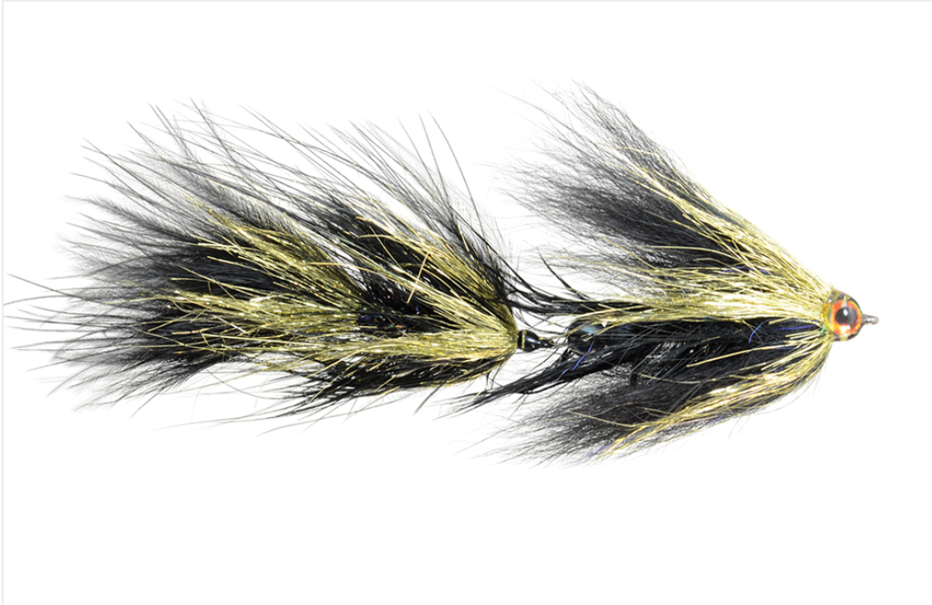 Mongrel Meat Black Articulated Streamer — The Flyfisher